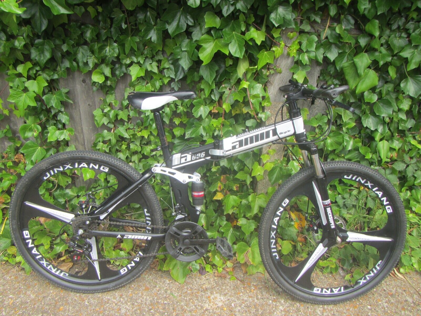 Amin IA 686 Full Suspension Folding Bike - 16" Frame, 24" Tyres - Fold ...