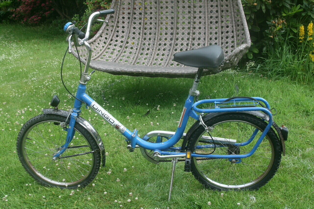 Chiorda Dingo Vintage Italian Folding Bike with Dynamo 20" Wheels Very ...