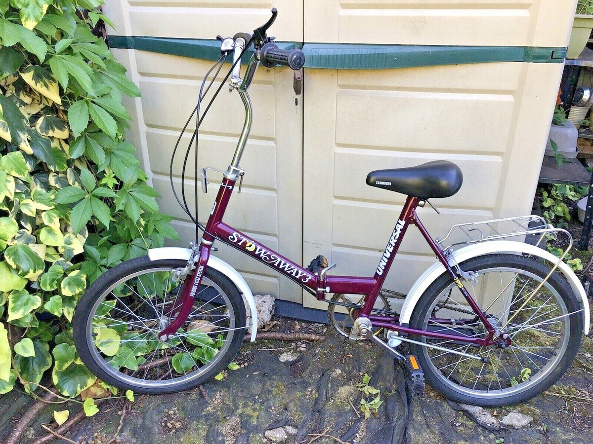 Universal Stowaway 3 Folding Bike Bicycle Sturney 3 Speed Archer Ralei ...