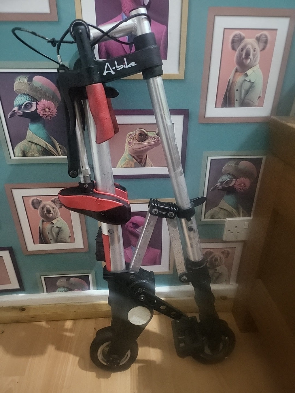 Rare Clive Sinclair A-Bike folding bike iconic commuting travel collec ...