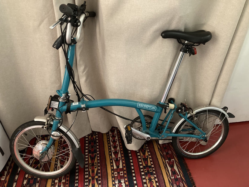 Brompton B75 16" Folding Bike with e-conversion kit from Nano – Folding ...