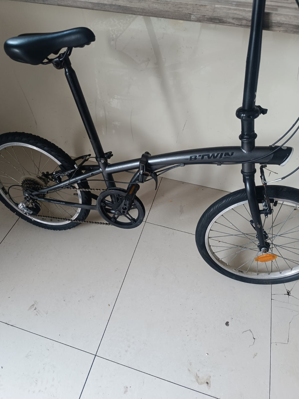 Btwin Folding Bike 6 Gears Serviced – Folding Bikes 4U