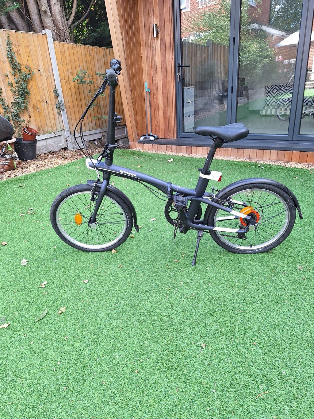 BTWIN Folding Bike Fold 500 - Dark blue – Folding Bikes 4U