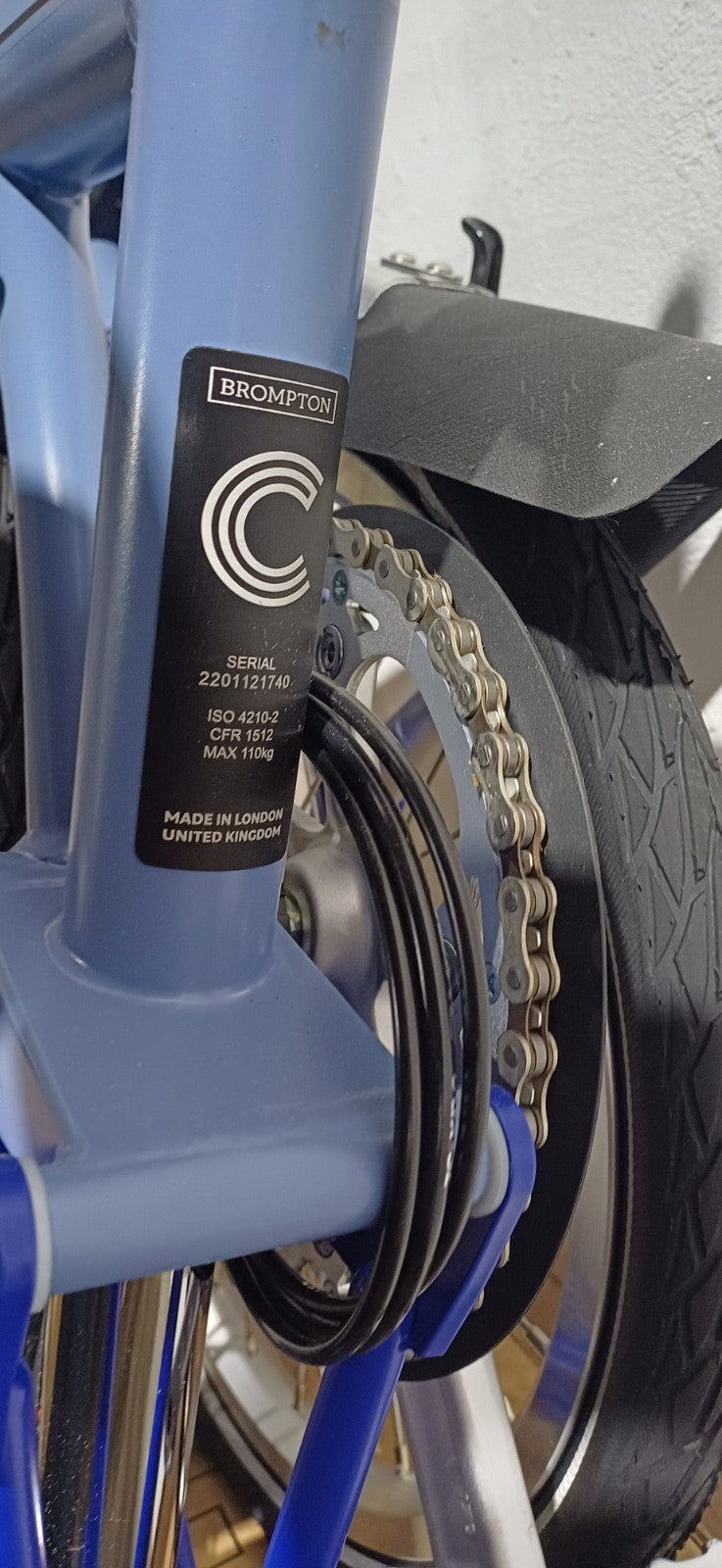 Brompton C Line S6L cloud blue 2 tone colour discontinued worldwide 🌐 ...